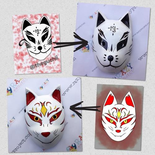 Jual Mask Topeng Kayu Cosplay Anime Jepang Custom Made to Order Request ...