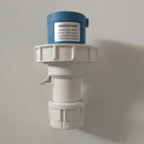 Jual socket plug shinohawa 16A-6h /220-250v. 2p+E/50+60hz Aj-0132 ...