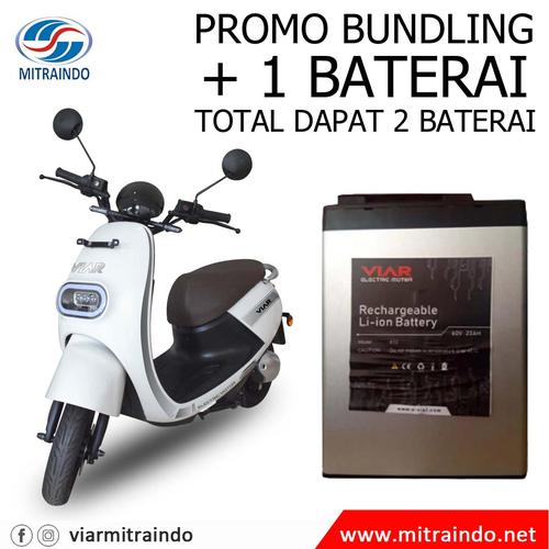 Promo MOTOR LISTRIK PROMO BUNDLING VIAR NEW Q1 - JADETABEK - tangerang ...