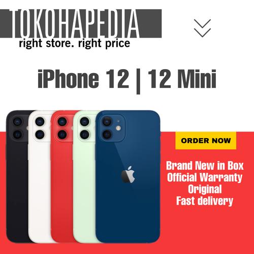 Jual [DUAL SIM] iPhone 12 | Mini 128GB / 128 RED,BLACK,WHITE,BLUE,GREEN ...