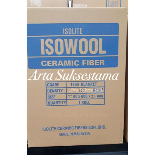 Jual Isowool Density 128Kg Ceramic fiber blanket insulation peredam ...