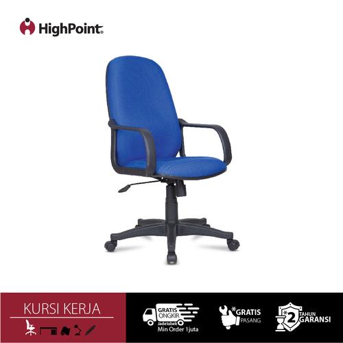Promo HighPoint HP Series Kursi kerja - HP05 - Biru Cicil 0% 3x ...