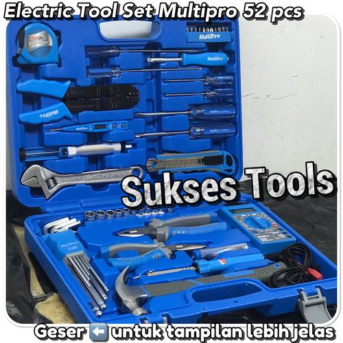 Jual Multipro - Tool Kit Set 52 pcs Electric Tool Set (Taiwan) - Jakarta Utara - Sukses.Tools ...