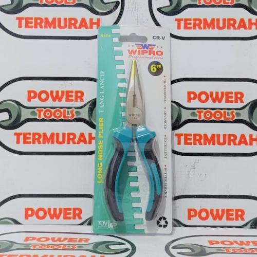 Jual Tang lancip 6" Wipro Long Nose Plier 6 inch 6 inci - Kota Makassar ...