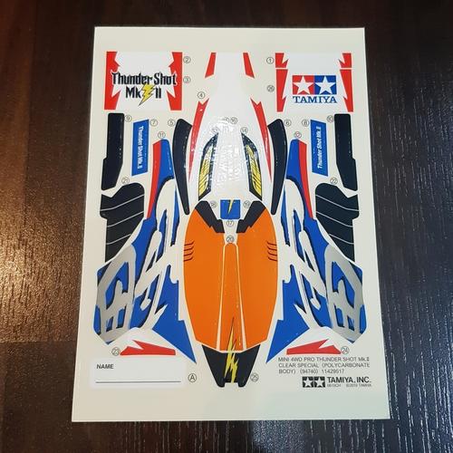 Jual Sticker Decal Tamiya ThunderShot MK - Original - Kab. Sleman ...