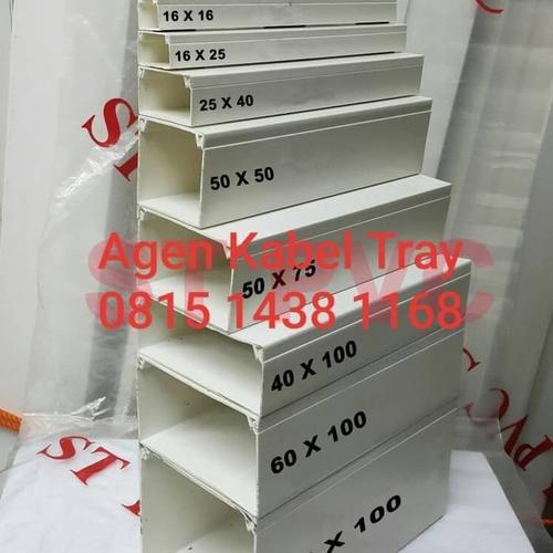 Jual DUCT PVC POLOS KOTAK PUTIH 40X25X3000MM - Jakarta Pusat - AGEN ...