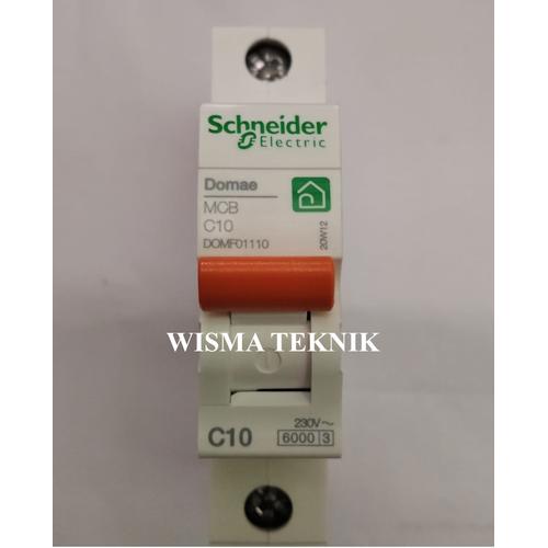 Jual MCB 10A 1P SCHNEIDER DOMAE 6 KA DOMF01110 - Jakarta Timur - Wisma Teknik | Tokopedia