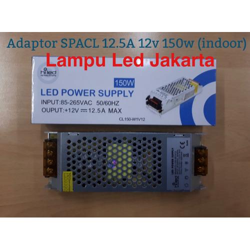 Jual Trafo HILED indoor tipe slim 12,5a (150watt) 12v. Powersupply ...