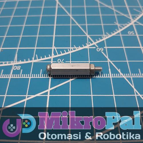 Jual Hexagonal Spacer PCB Logam Aluminium 2cm Male-Female Spacer Logam ...
