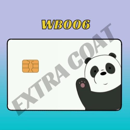 Jual Geto card skin kartu atm sticker emoney WE BARE BEARS 006-010 - WB ...