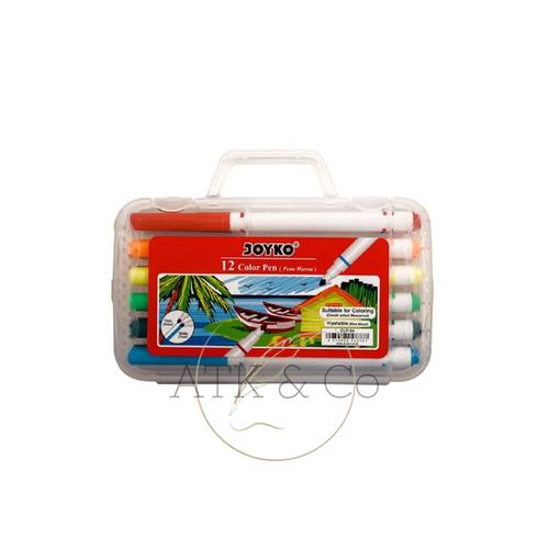 Jual Color Pen Joyko 12 Colors CLP-04 Spidol Warna Murah - Kota Bandung ...