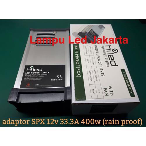 Jual Trafo HILED rainproof 33,3a (400watt) 12v. Powersupply rainproof ...