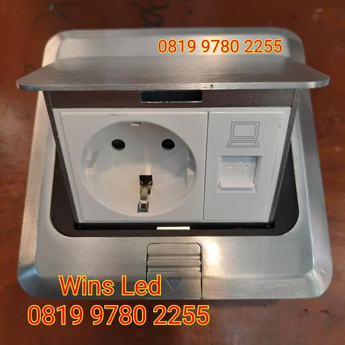 Jual STOPKONTAK LAN ATAU STOP KONTAK LANTAI CHINA POLOS STOP + DATA ...