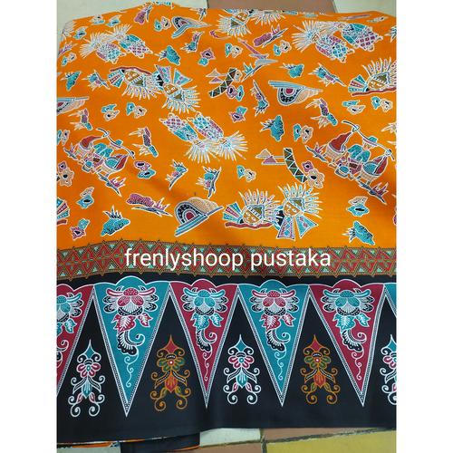 Jual Kain batik ondel ondel Betawi / Bahan batik ondel ondel - no. 1 ...