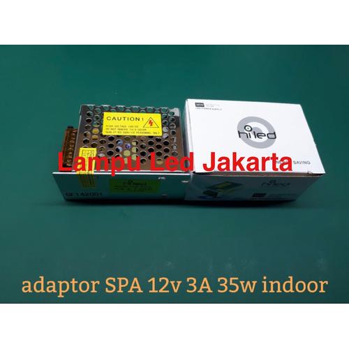 Jual Trafo HILED indoor 3A (36watt) 12v. Powersupply hiled 3a - Jakarta ...
