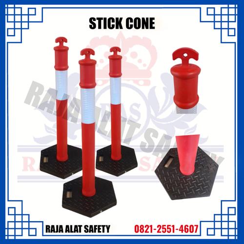 Jual Stick Cone Rubber 115cm / Safety Cone / Safetycone Base Karet 4KG ...