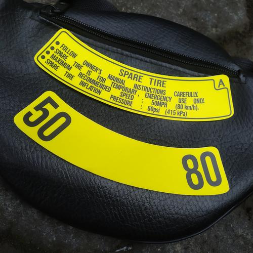 Jual sticker spare tire - Kota Bandung - sticker-run | Tokopedia