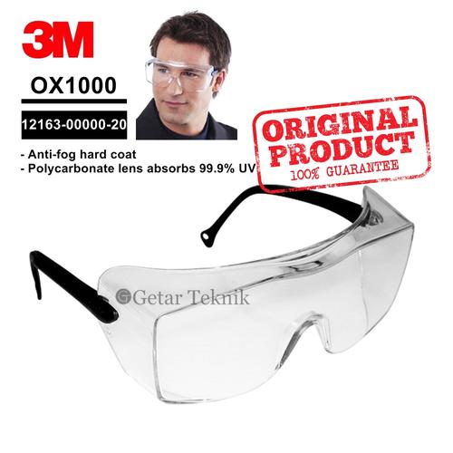 Jual Kaca mata safety 3M OX1000 Protective Eyewear 2000 12163-00000-20 ...