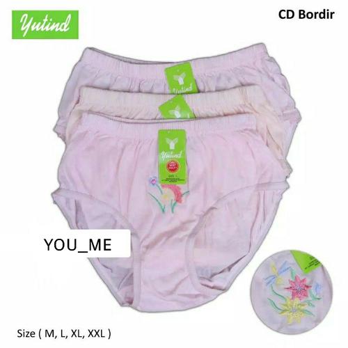 Jual Celana Dalam Wanita Yutin Bordir Warna Campur Xxl Jakarta Barat Youme Tokopedia