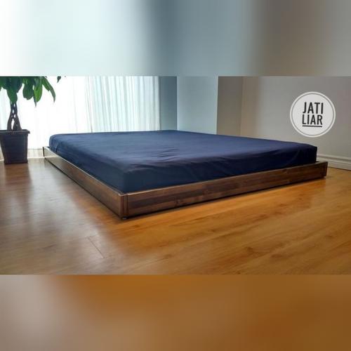 Jual dipan kayu solid minimalis tinggi 17cm low bed - 120x200 - Jakarta ...