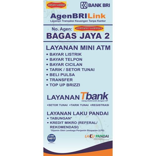 Jual X BANNER / SPANDUK AGEN BRI LINK FREE EDIT - Jakarta Selatan ...