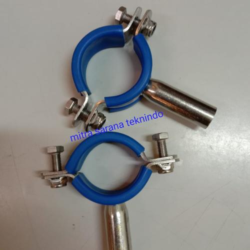 Jual clamp pipa holder SS 304 6" (inch)-clamp pipa sanitary-klem pipa ...