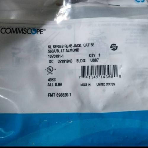 Jual Commscope AMP Modular Jack RJ45 Cat.5e Original - Jakarta Pusat ...