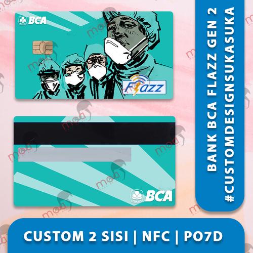 Jual Custom Design 2 Sisi Kartu Flazz Card BCA Premium GEN 2 Artisan ...