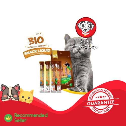 Jual Snack Kucing Bio Creamy Treat Basah Adult Kitten Seperti Meo ...