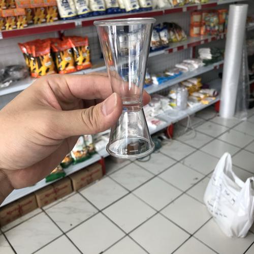 Jual Jigger plastik 40 / 20 cc jig gelas takar shoot shooter Ukur sirup ...
