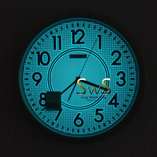 Jual Jam Dinding SEIKO QXA629 QXA629S Glow in The Dark Sweep Original ...