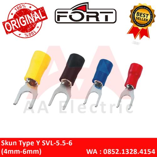 Jual Skun Y / Skun Garpu Isolasi SVL-5.5-6 / SVL5.56 Untuk 4-6mm - Jakarta Pusat - AA Electric ...
