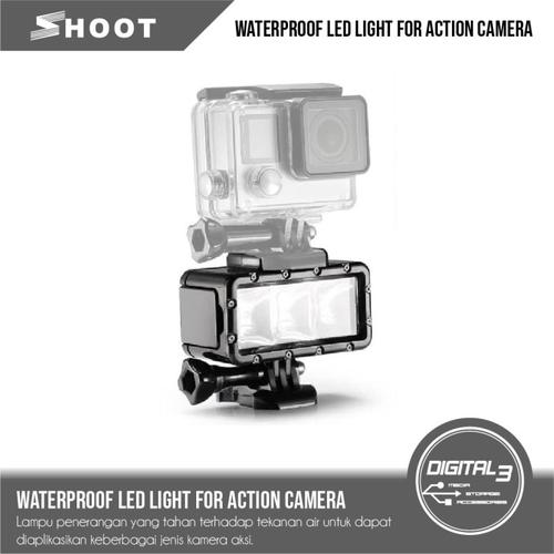 Jual Underwater LED Light GoPro Waterproof 30 Meter Lampu Diving Action ...