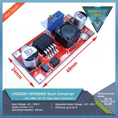 Jual LM2596S DC-DC Step Down Buck Converter Upgraded Version | 3A 10W ...