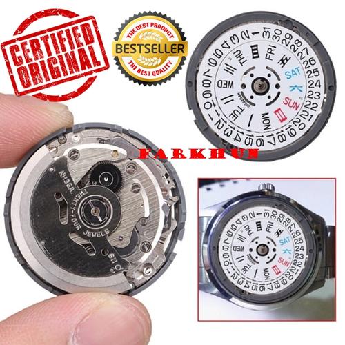 Jual SEIKO TIME MODULE NH36 ORI MOVEMENT 3 HANDS DAY DATE JARUM NH-36 ...