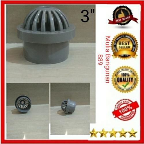 Jual roof drain 3 inch pvc-saringan roof drain plastik-saringan coran ...