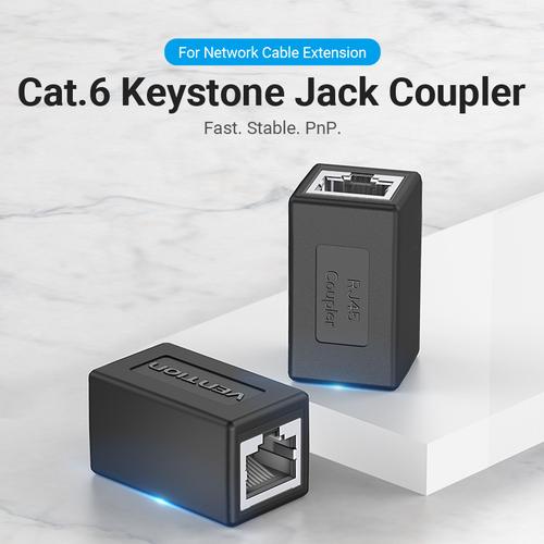 Promo Vention Barrel Connector Ethernet Extender FTP Network Rj45 Cat6 ...