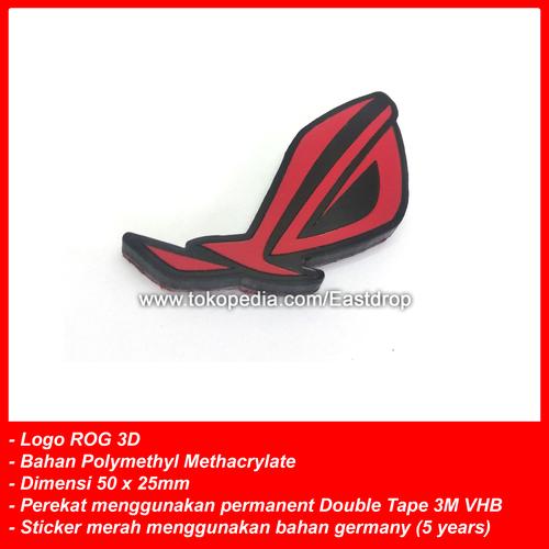 Jual Emblem ROG 3D Red Badge Logo Merah Laptop Kumputer Hp Gamer ASUS ...