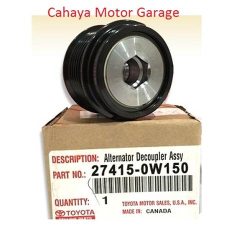 Jual Pulley Alternator One Way Alphard Vellfire 2AR AGH30 2.5 Original ...