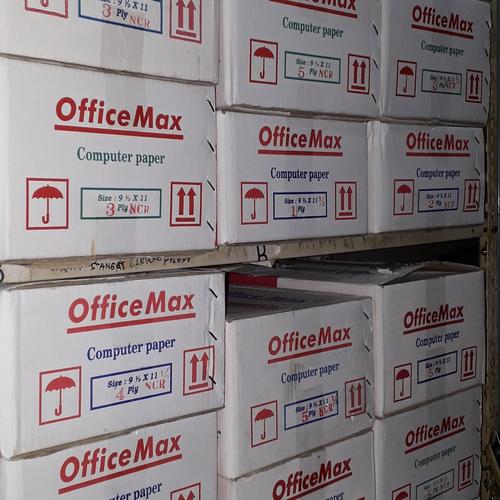 Jual Kertas Continuous form Office max 5 ply NCR/ 5 ply bagi 2 - 5 Ply ...