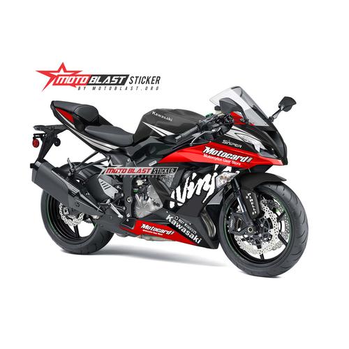 Jual Decal stiker Ninja ZX636 motocard no fullbody tinggal tempel ...