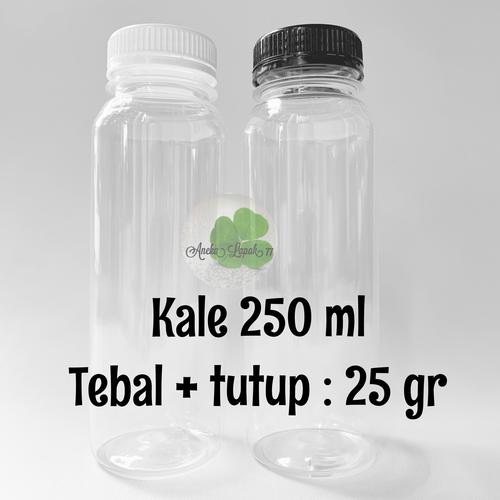Jual Botol kale 250 ml tebal murah botol kopi promo grosir - Hitam ...