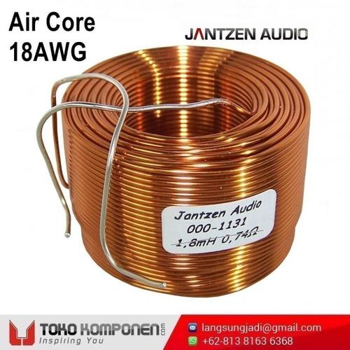 Jual 1.80mH 18AWG Jantzen Air Core Wire Coil crossover 1.8mH 1,8mH ...