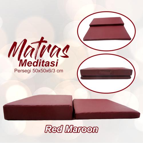Jual Matras Alas Bantal Meditasi Duduk Lipat Persegi uk 50x50x6/3 ...