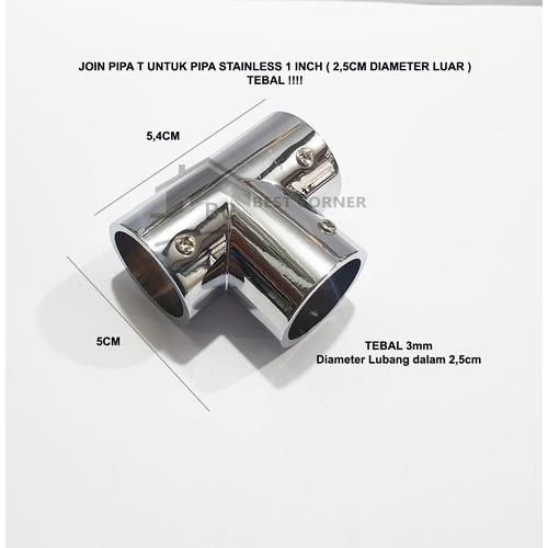 Jual Join Pipa / Sambungan Pipa T 1 Inch - Jakarta Barat - Best Corner ...