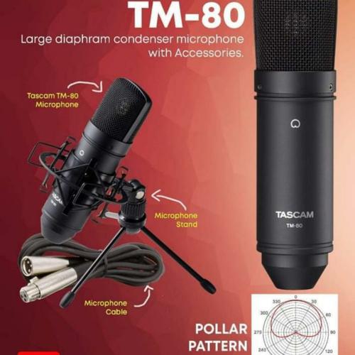 Promo Tascam TM80 / TM 80 / TM-80 Mic Condenser Cicil 0% 3x - Jakarta ...