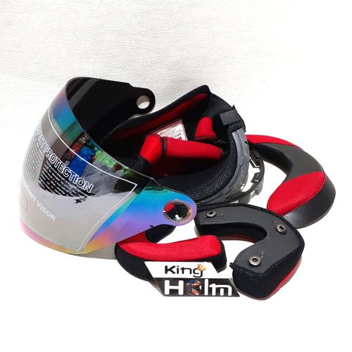 Jual busa helm nhk predator fullset kancing besi plus visor - pelangi ...