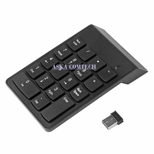 Jual Keyboard Numerik Wireless MINI Numeric Pad Wireless MINI 18 TOMBOL ...