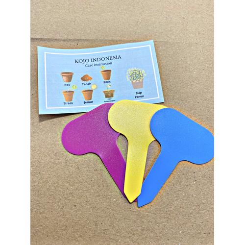 Jual Label Nama Tanaman Sayur Buah Bunga / Name Tag Penanda Tanaman ...