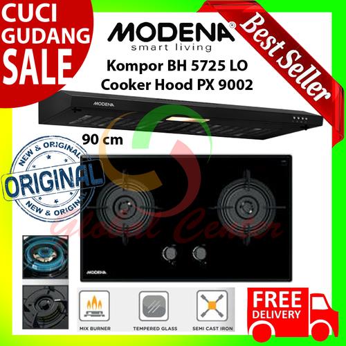 Jual Paket Kompor Tanam Modena BH 5725 LO Kuningan dan Cooker Hood PX ...
